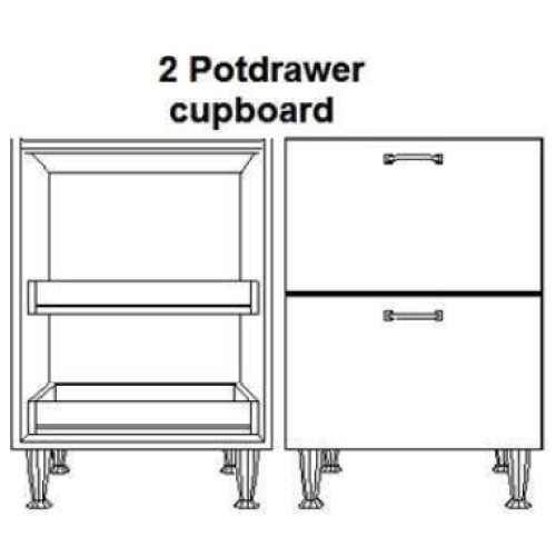 Floor 950 2Drawer